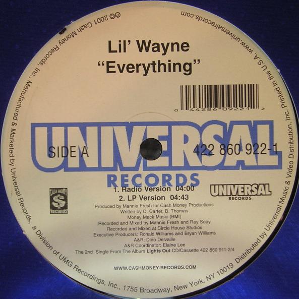 Everything - Lil Wayne (vinyl) | Køb vinyl/LP, Vinylpladen.dk