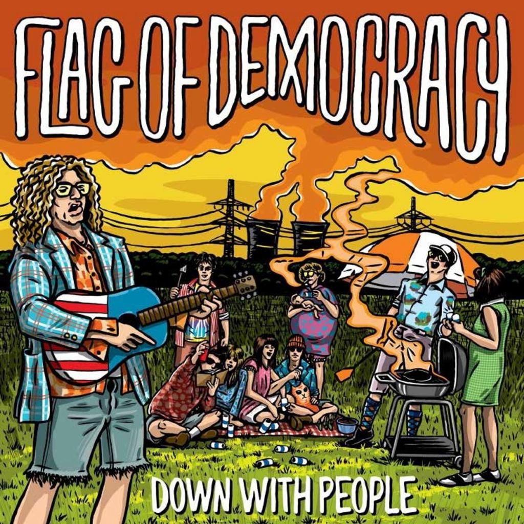 Down With People - Flag Of Democracy (LP) | Kjøp vinyl/LP, Vinylpladen.no