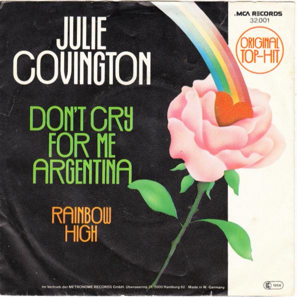 Don T Cry For Me Argentina Julie Covington Vinyl Køb Vinyl Lp
