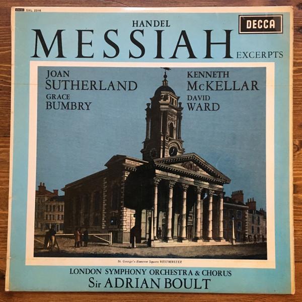Messiah Excerpts - Georg Friedrich Händel (LP) | Køb vinyl/LP ...