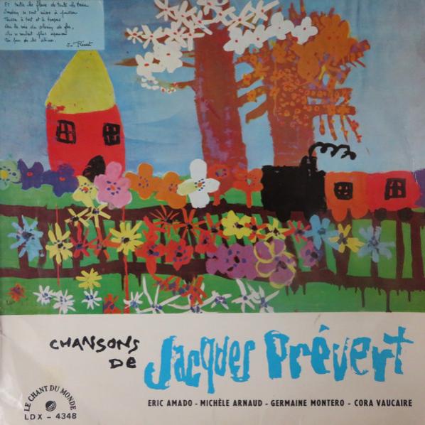 Chansons De Jacques Prévert - Eric Amado (LP) | Køb vinyl/LP ...