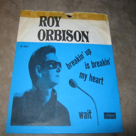 Breaking Up Is Breaking My Heart / Wait - Roy Orbison (vinyl) | Køb ...
