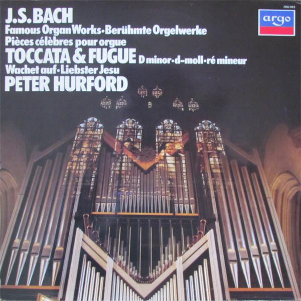 Famous Organ Works Toccata & Fugue - Johann Sebastian Bach (vinyl ...