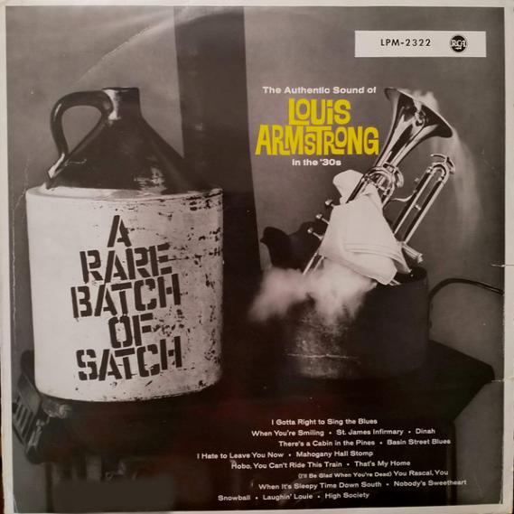 A Rare Batch Of Satch - Louis Armstrong And His Orchestra (LP) | Køb ...