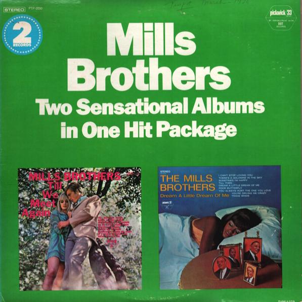 Two Sensational Albums In One Hit Package - The Mills Brothers (LP ...