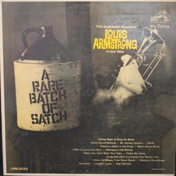 A Rare Batch Of Satch - Louis Armstrong And His Orchestra (LP) | Køb ...