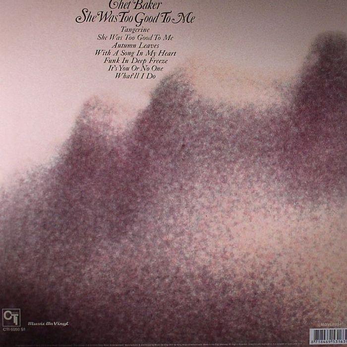 She Was Too Good To Me - Chet Baker (LP) | Kjøp vinyl/LP, Vinylpladen.no